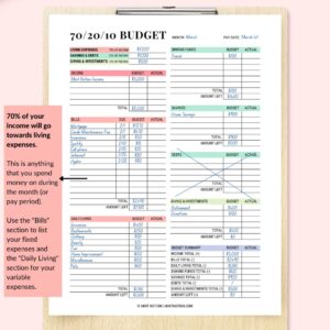 What is the 70-20-10 Budget Rule? - Mint Notion