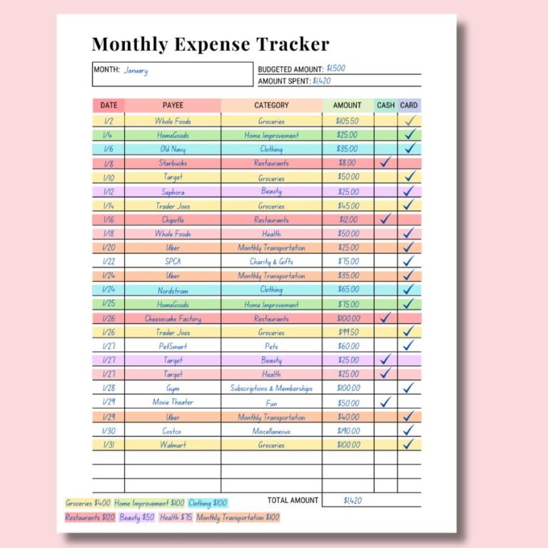 Where Did My Money Go? 4 Ways To Track Expenses - Mint Notion