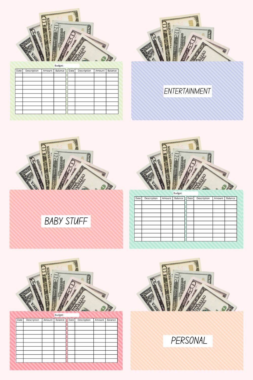 How Cash Stuffing Envelopes Can Help You Stick To Your Budget - Mint Notion